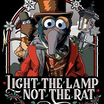 "Muppet Christmas Carol – Light the Lamp Not the Rat" Essential T-Shirt ...
