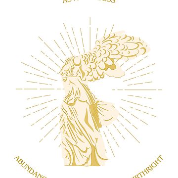 "Goddess Affirmation for Success Greek Mythology Manifestation Drawing ...