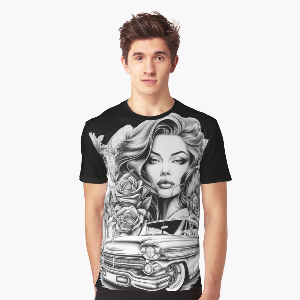 "Chicano Lowrider Girl Mexican Chicana Latina " Sticker for Sale by ...