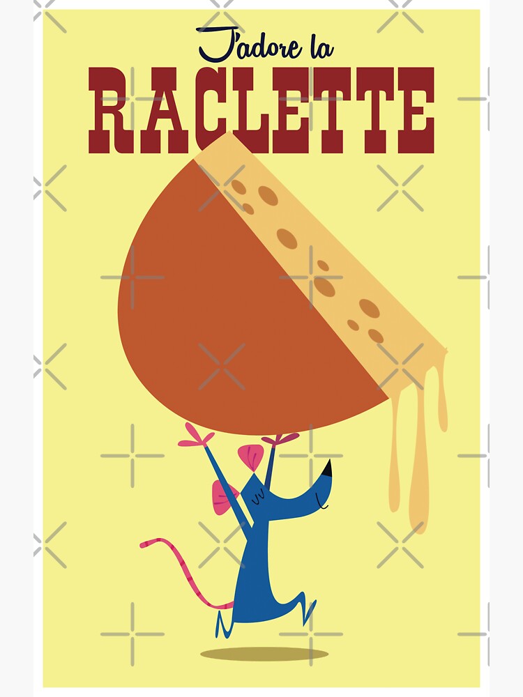 "Raclette poster" Magnet for Sale by Gary Godel | Redbubble