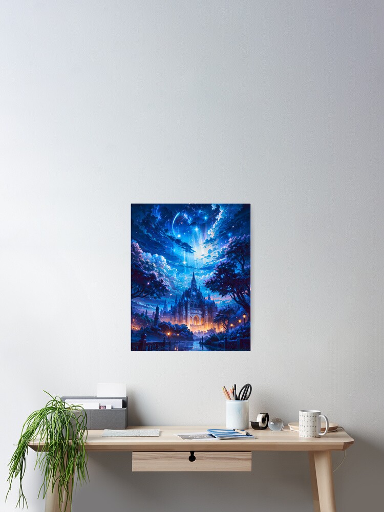 "night of the falling stars" Poster for Sale by zar4fussion | Redbubble