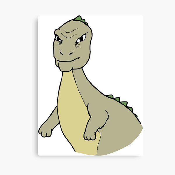 "Yee Dinosaur (Oro)" Canvas Print for Sale by ThePreppyPagans | Redbubble