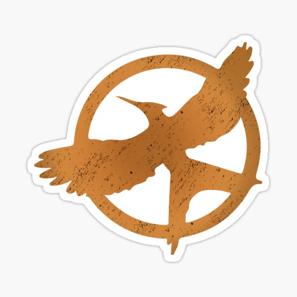 "Hunger Games Mockingjay" Sticker for Sale by merasla | Redbubble