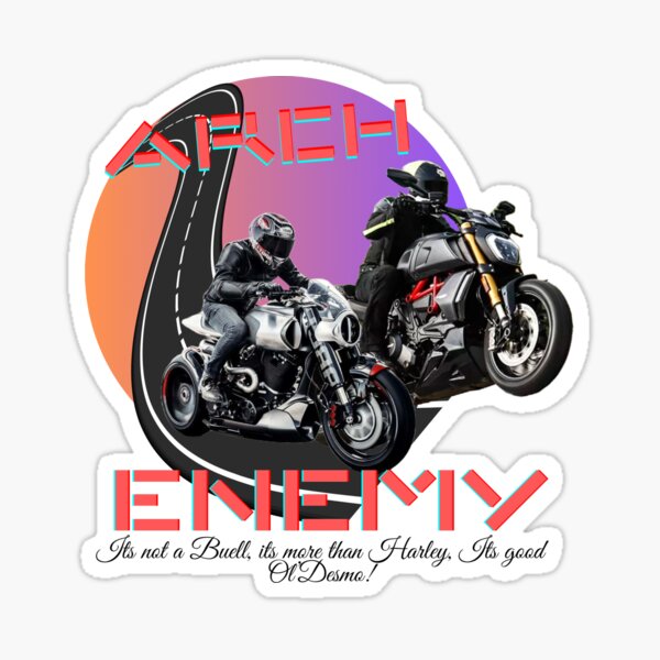 "ARCH-ENEMY" Sticker for Sale by AndyOry | Redbubble