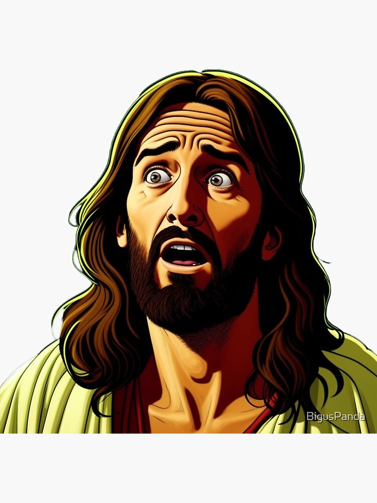 Jesus Triggered Meme Face