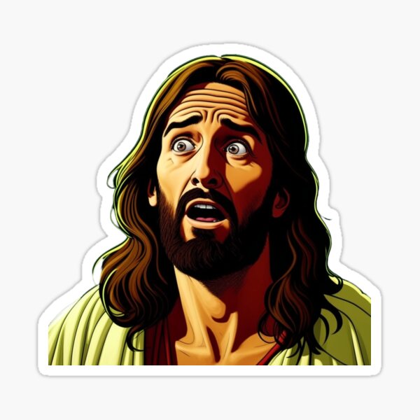 Jesus Triggered Meme Face