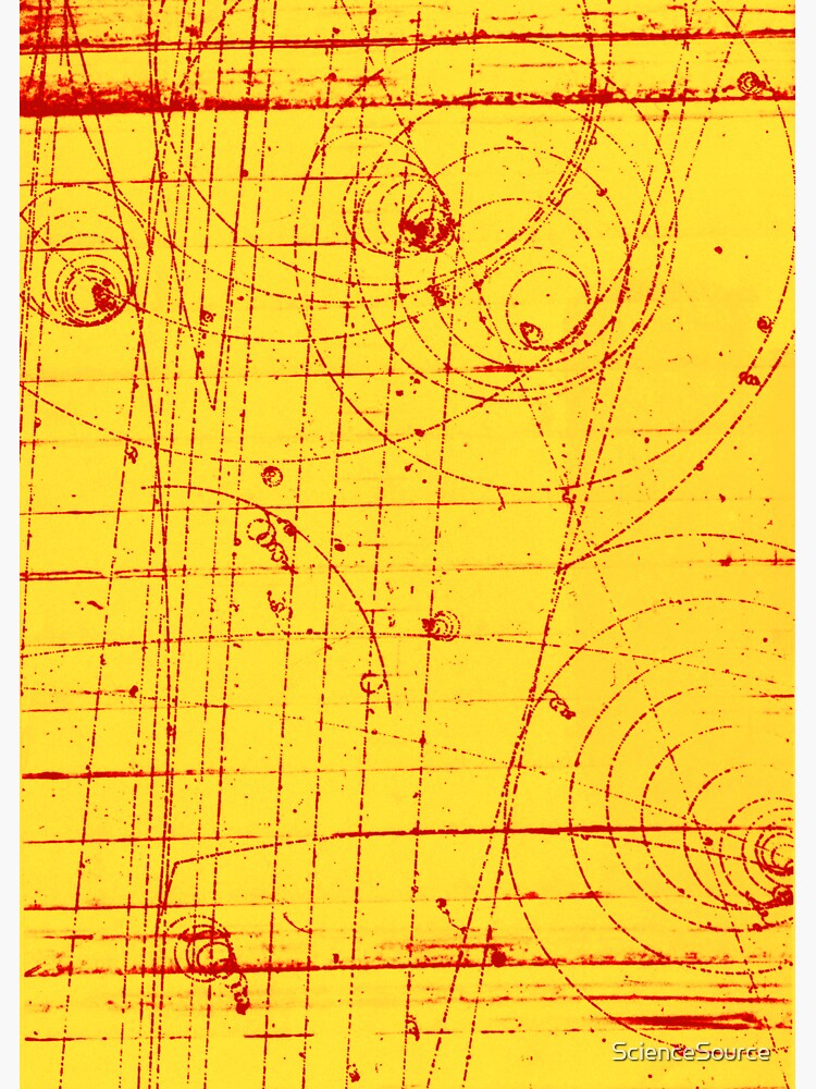 "First observation of omega-minus particle, Yellow, Quantum Physics ...