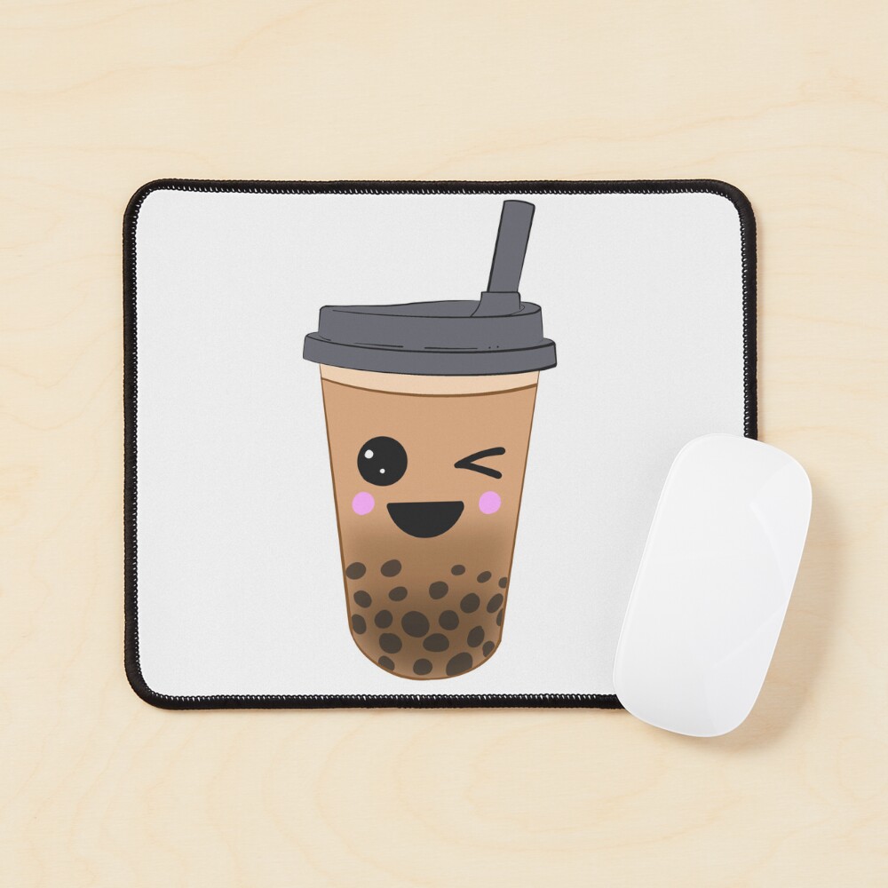 "Smiling Boba" Sticker for Sale by KimsArtGallery | Redbubble