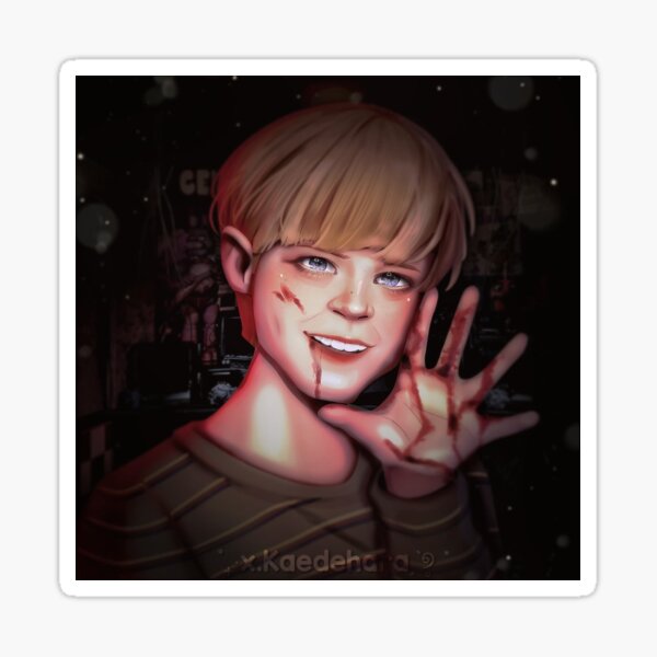 "Golden Freddy, Grant Feely, Five nights at Freddy's movie" Sticker by ...