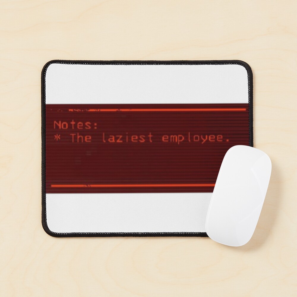 "Lethal Company, Notes: Lazy" Sticker for Sale by EmberlyDawn | Redbubble
