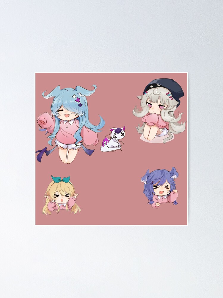 "Elira Pendora, Pomu Rainpuff, Pikl, Selen Tatsuki, Endou Reimu, Enna Alouette, Millie Parfait ...