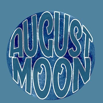 "The Idea of You August Moon Band Logo" Sticker for Sale by baranskini ...