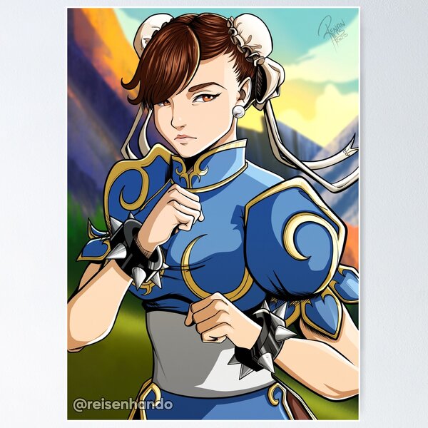 "Chun-Li" Poster for Sale by Reisenhando | Redbubble