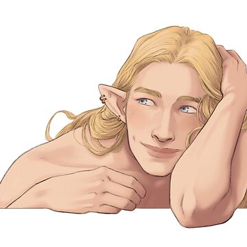 "Finrod - sunshine boy" Sticker by DorotheaSophia | Redbubble