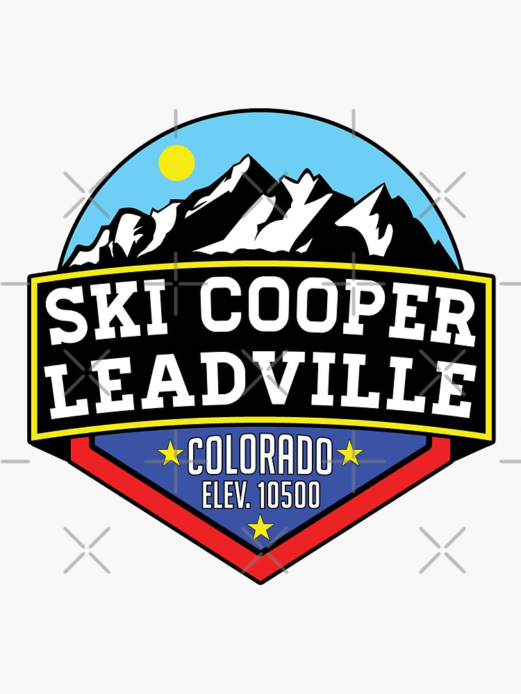 "SKI COOPER LEADVILLE COLORADO SKIING" Sticker for Sale by ...