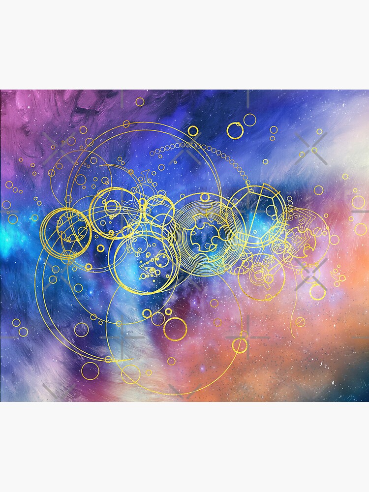 "Time Lord Writing (vortex hues)" Mouse Pad for Sale by TheWhiteBear ...