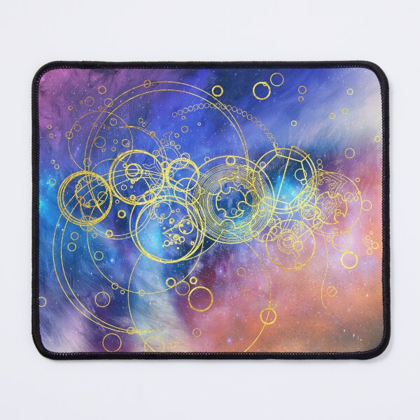 "Time Lord Writing (vortex hues)" Mouse Pad for Sale by TheWhiteBear ...