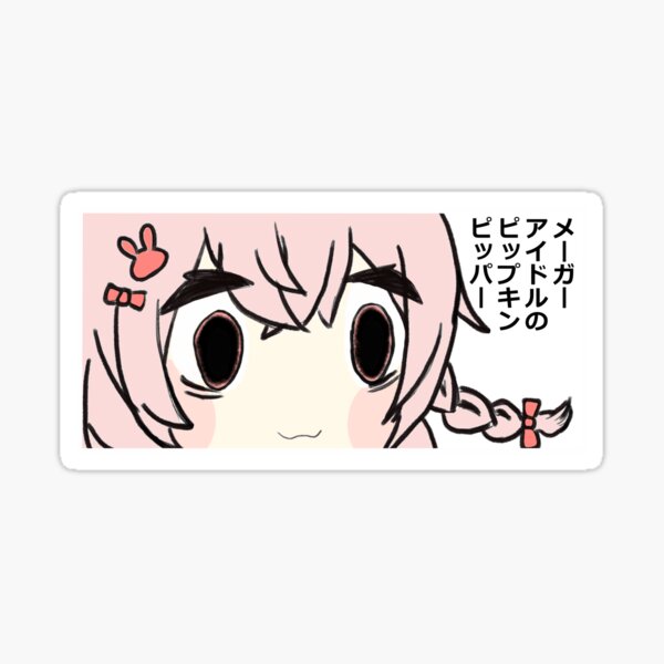 "Mega Idol Pipkin Pippa" Sticker for Sale by 93tatsumi | Redbubble