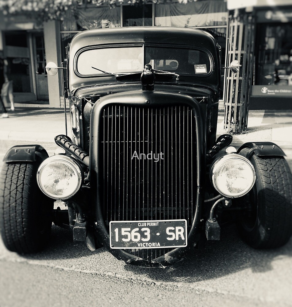 "Black Rat Rod" by Andyt | Redbubble