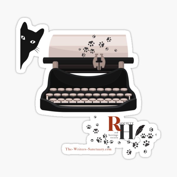 "Writer Cats" Sticker for Sale by The Writer's Sanctuary | Redbubble