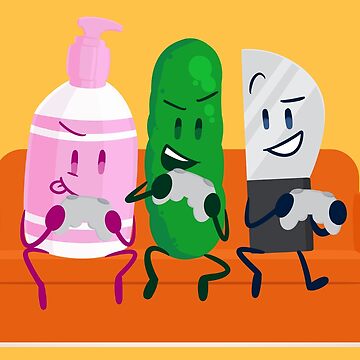 "Soap, Pickle, Knife (Inanimate Insanity)" Sticker for Sale by ...