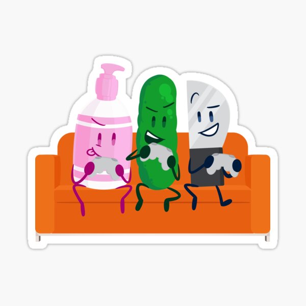 "Soap, Pickle, Knife (Inanimate Insanity)" Sticker for Sale by ...