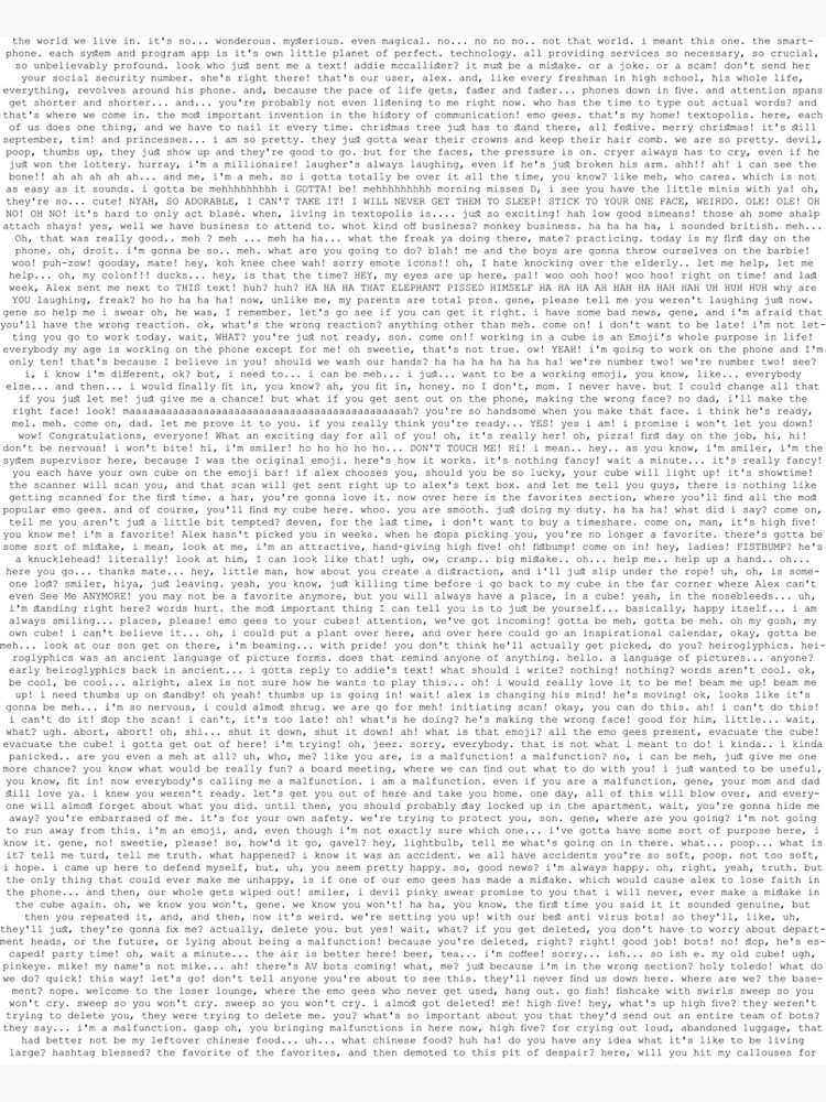 "Emoji Movie Script " Art Print for Sale by GeneralMilkshak | Redbubble