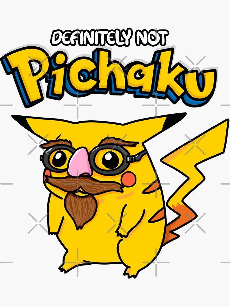 "Pichaku Cute Draw Funny" Sticker for Sale by LucasGoncalves | Redbubble