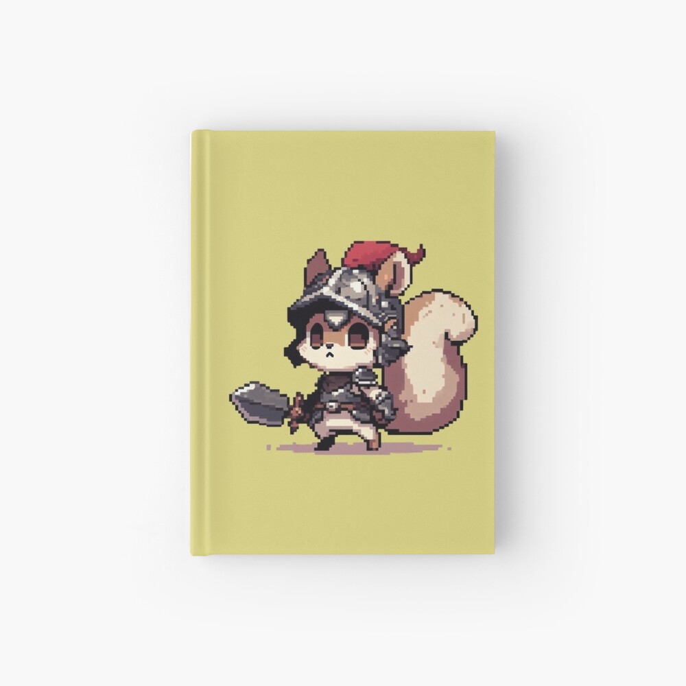 "Cute RPG Knight Squirrel In Pixel Art" Sticker for Sale by FoxOfPixels ...