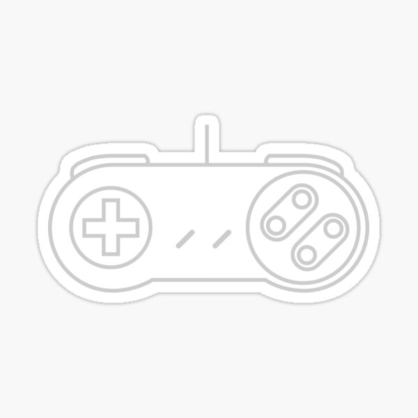 "SNES Controller" Sticker for Sale by mapreduce | Redbubble