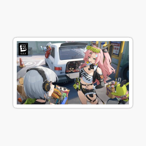 "Zenless Zone Zero (ZZZ) Anby & Nicole Poster" Sticker by Demray ...