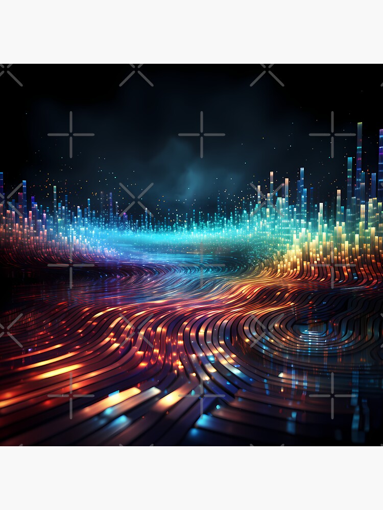 "Art in RGB Code: Unveiling the Infinite Digital Color Palette" Sticker ...