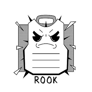 "Rook Operator Cartoon" Sticker for Sale by GiovanySketch | Redbubble