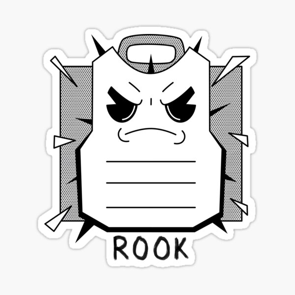 "Rook Operator Cartoon" Sticker for Sale by GiovanySketch | Redbubble