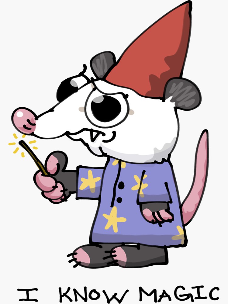 "I KNOW MAGIC" Sticker for Sale by SurrealStation | Redbubble
