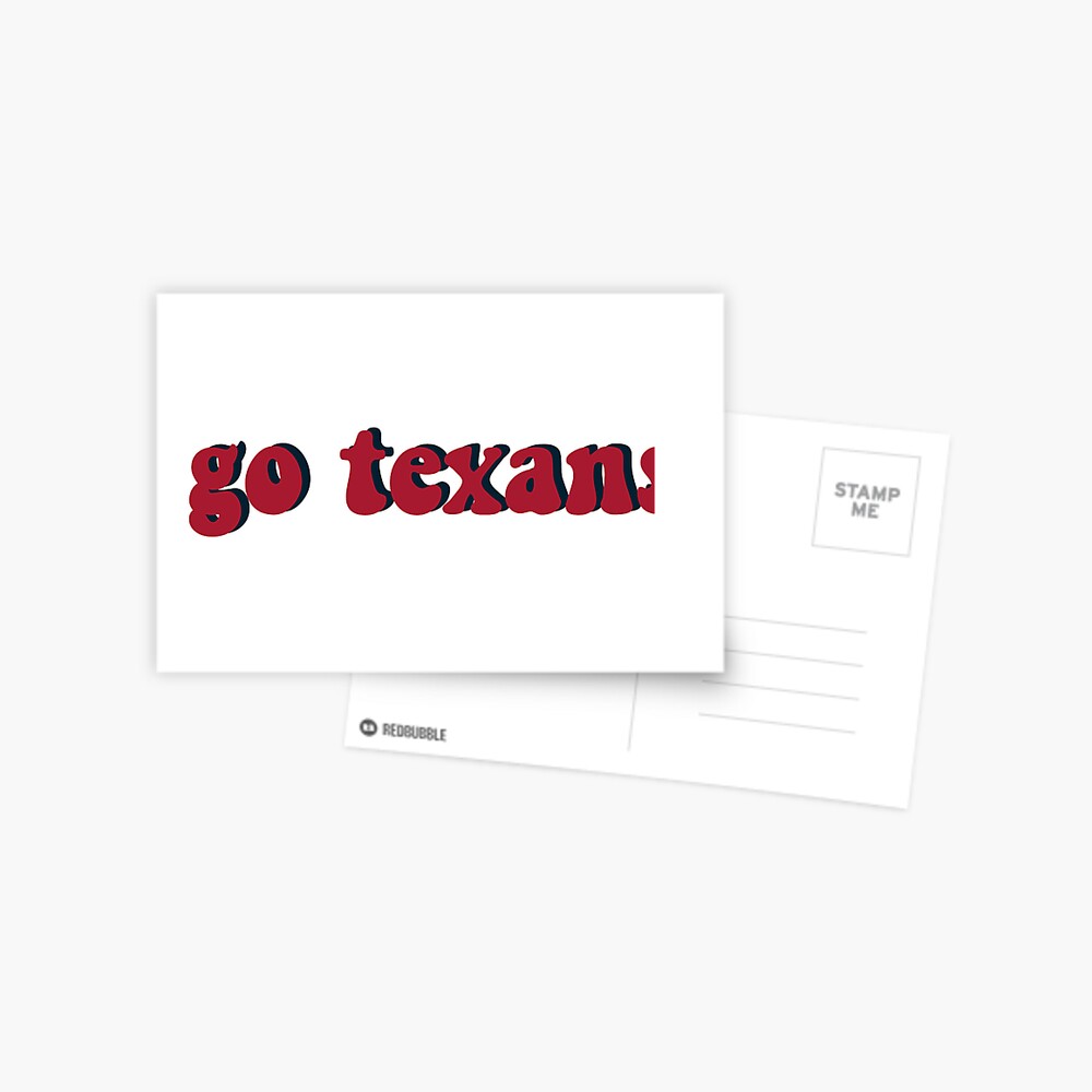 "go houston texans" Sticker for Sale by sarah-332 | Redbubble