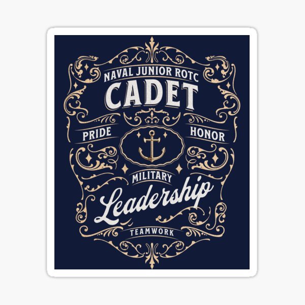 "NJROTC Junior ROTC Cadet Pride US Military Vintage Graphic " Sticker ...
