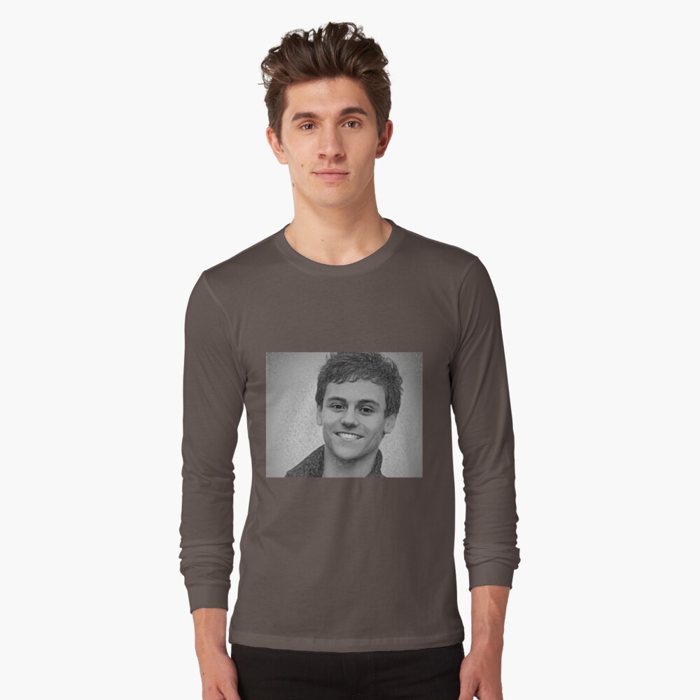 "Drawing - Tom Daley handsome smile" Sticker for Sale by michaeltaggart ...