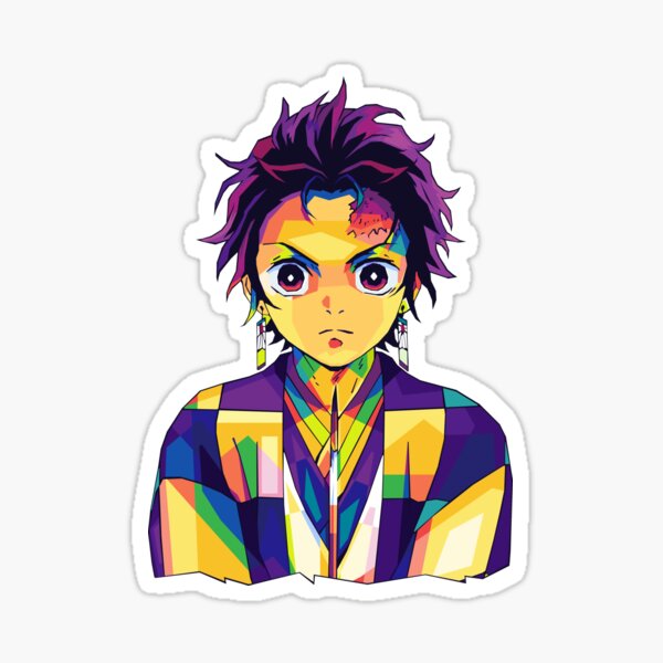 "Tanjiro Demon slayer" Sticker for Sale by SiksisArt | Redbubble