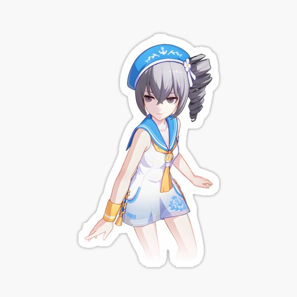 "Honkai Impact 3rd Bronya Zaychik Blue Reunion" Sticker for Sale by ...
