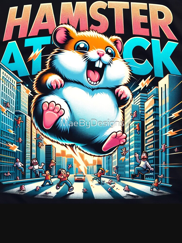 "Hamster Attack" Classic T-Shirt for Sale by FreeSailStudio | Redbubble