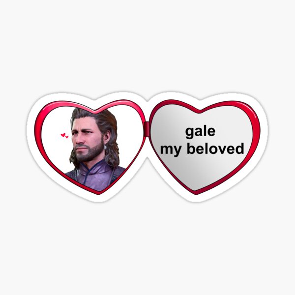 "Gale My Beloved Baldur's Gate 3 Meme" Sticker for Sale by MausHausArt ...