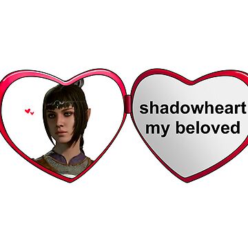 "Shadowheart My Beloved Baldur's Gate 3 Meme" Sticker for Sale by ...