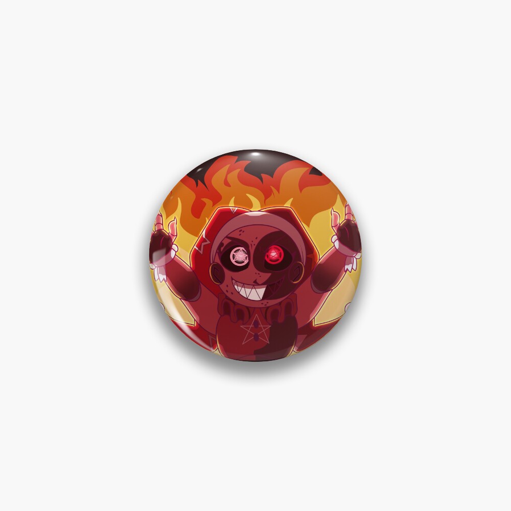 "Bloodmoon fire version 1" Sticker for Sale by KBelleDesign | Redbubble