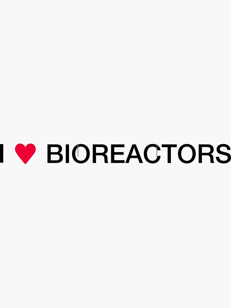 "I love bioreactors #5" Sticker for Sale by Infographica | Redbubble