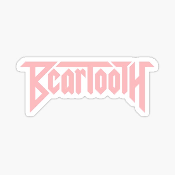"Beartooth Pink Logo" Sticker for Sale by FiveFifteen | Redbubble