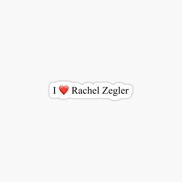"I heart Rachel Zegler " Sticker for Sale by planetjellyfish | Redbubble