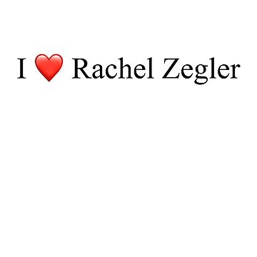 "I heart Rachel Zegler " Sticker for Sale by planetjellyfish | Redbubble