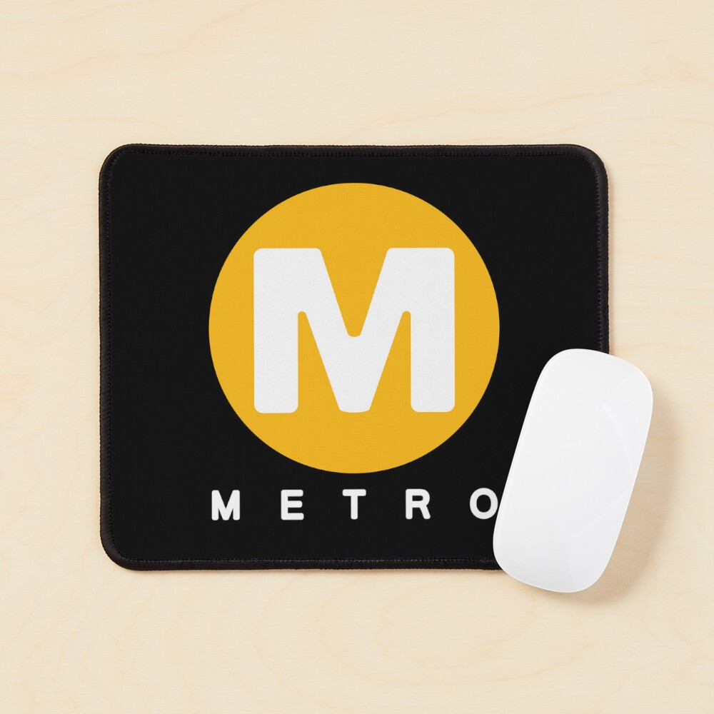 "Vintage Los Angeles Metro Logo (Yellow)" Sticker for Sale by ...