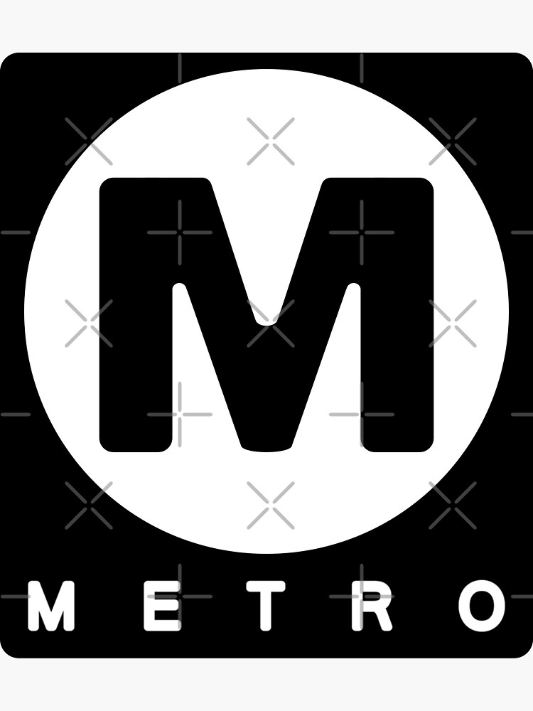 "Vintage Los Angeles Metro Logo" Sticker for Sale by LeonTransit ...